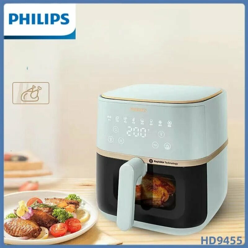 Philips Аэрогриль HD9544, зеленый