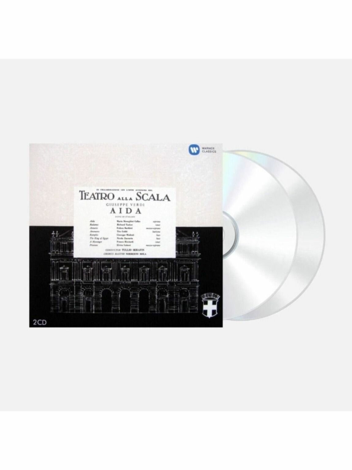 Музыка CD Giuseppe Verdi / Maria Meneghini Callas - Aida 2 x CD, Mono, Card Sleeve