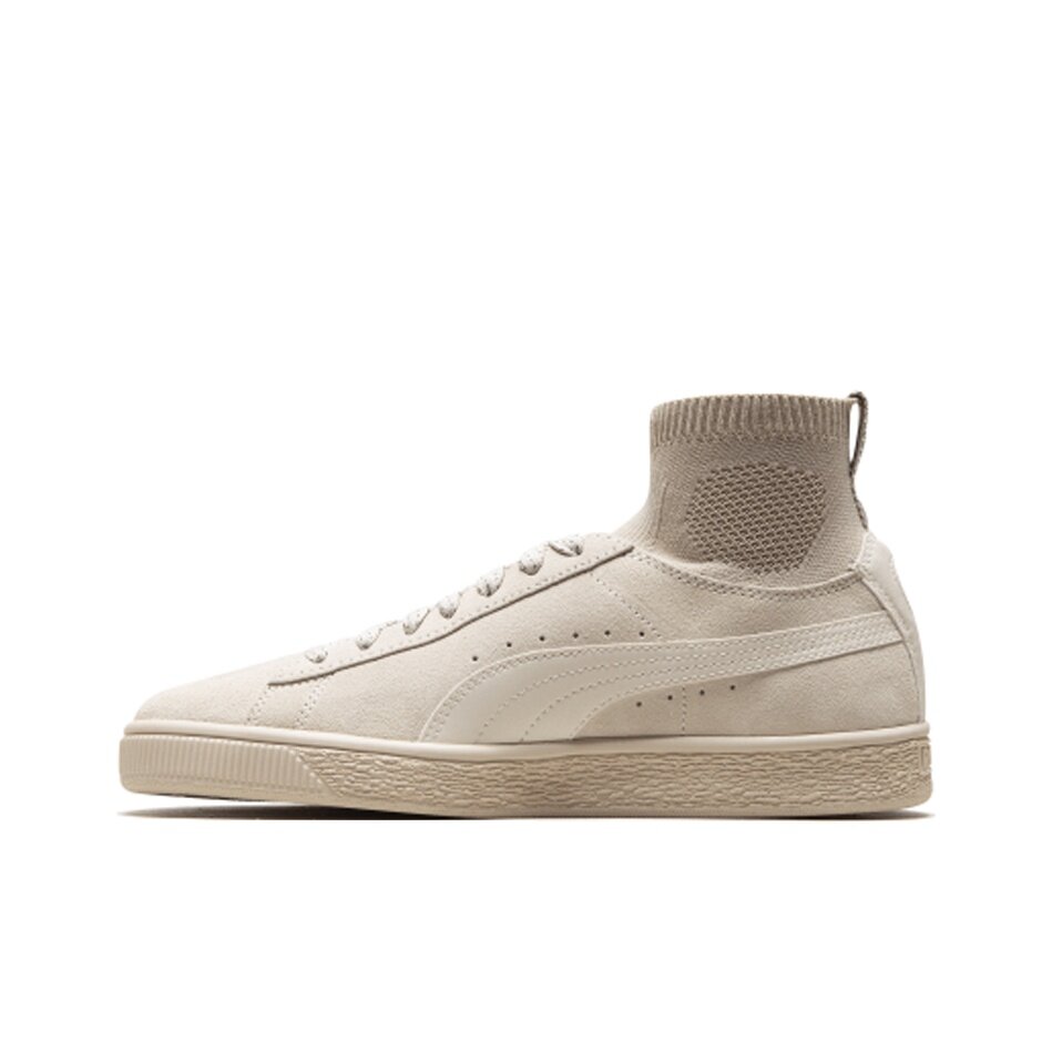 Кроссовки PUMA Suede, размер EU 44 стопа (28.5CM), бежевый — фото 1