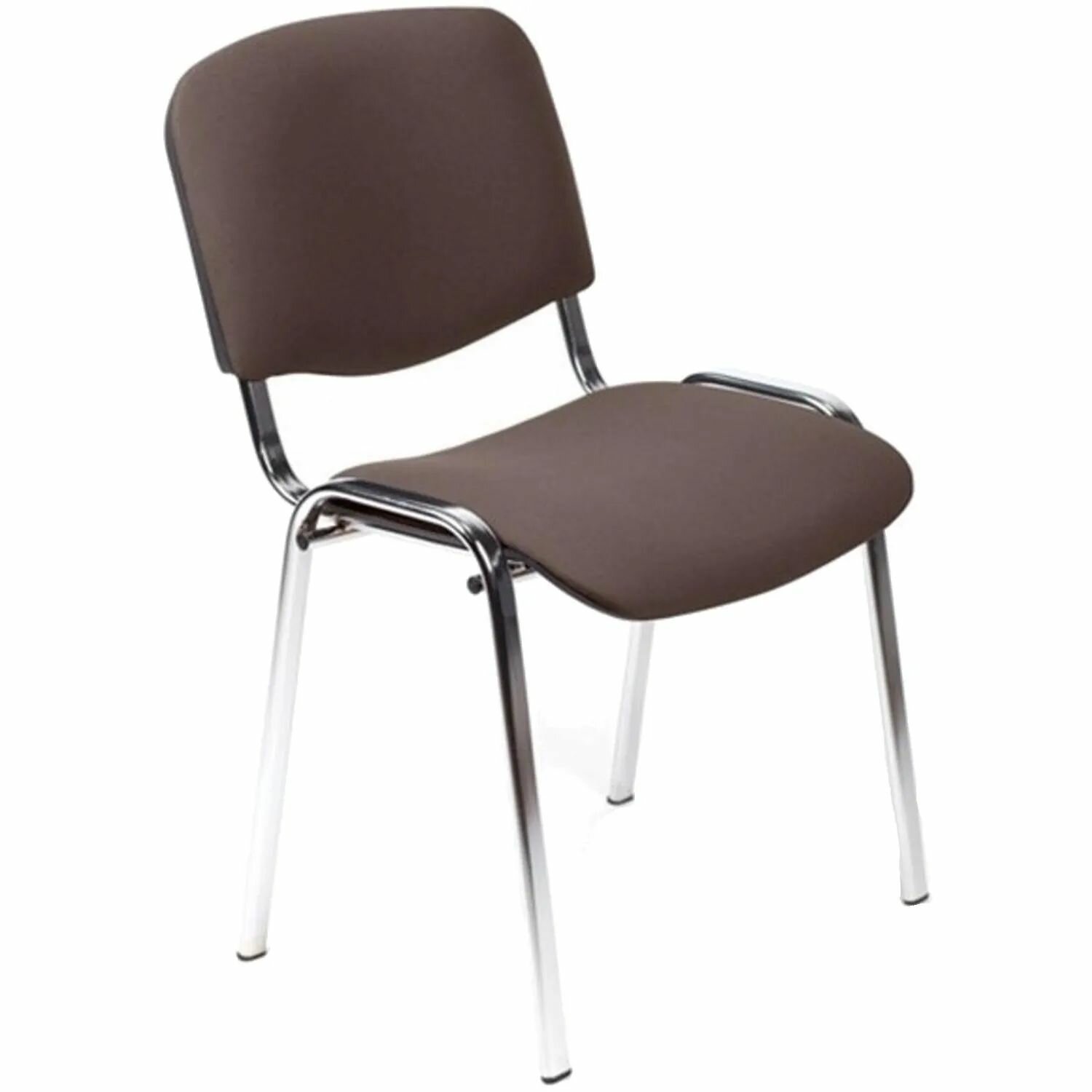 Стул БМФ Easy Chair Rio(изо) хром, ткань коричневая C08
