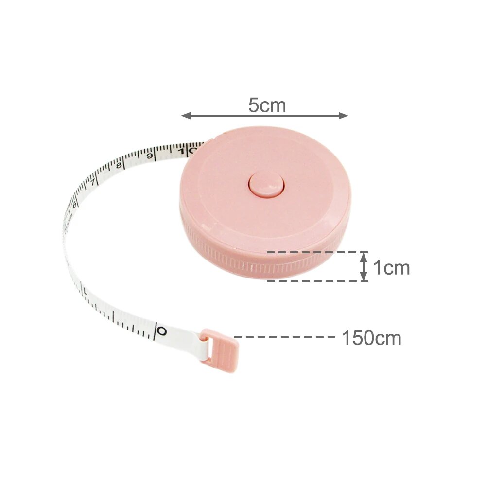 Рулетка измерительная Baby Pink 150см