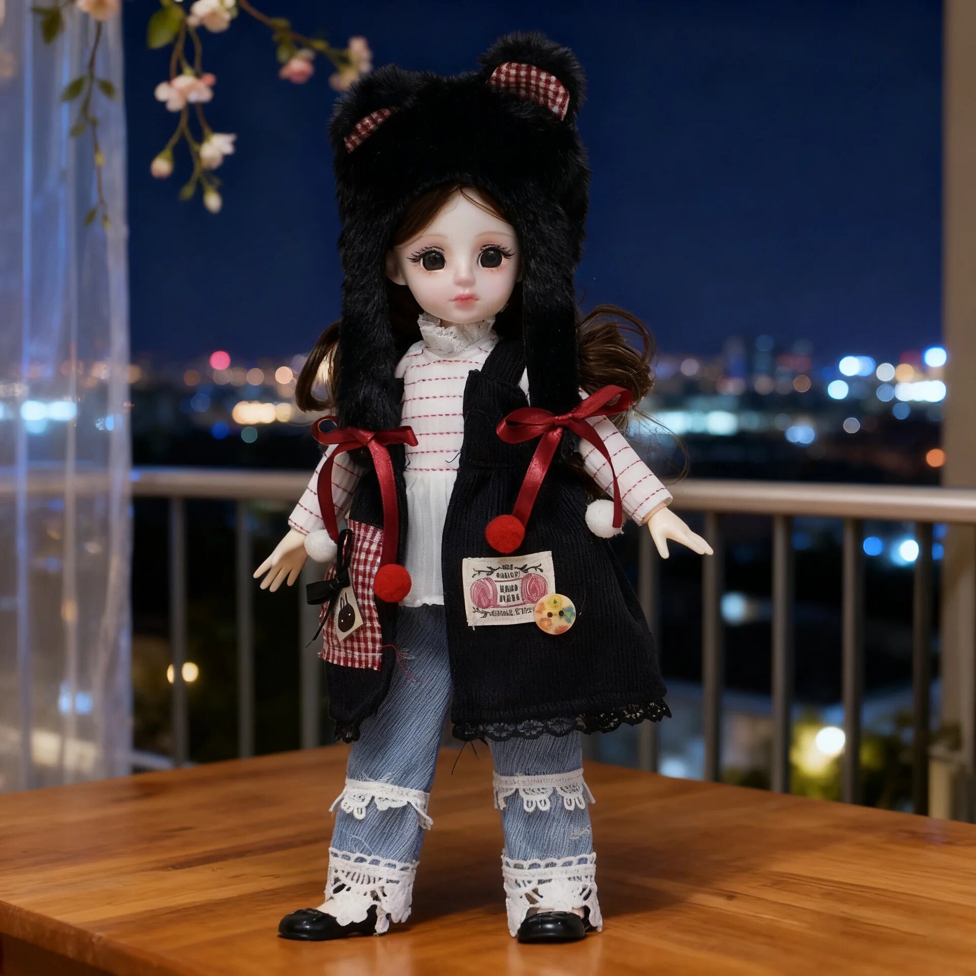 Зимнее издание, 30 см, 12 дюймов, 6-точечная игрушка-кукла BJD, эмалированная одежда Лолиты, милый комплект, Коллекционная фигурка, игрушка-одевалка