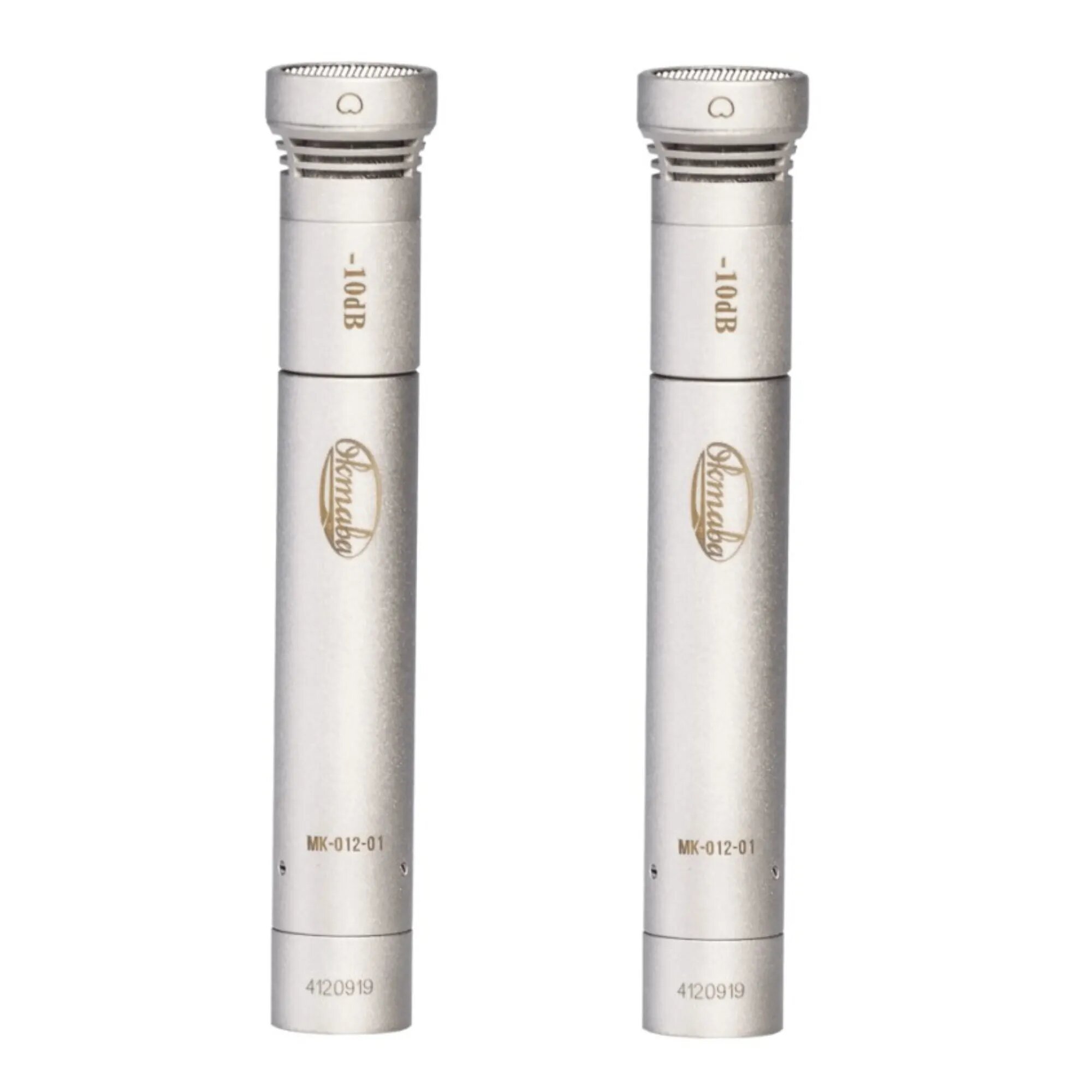 Стереопара микрофонов Октава МК-012-01 (никель, в картонной коробке)