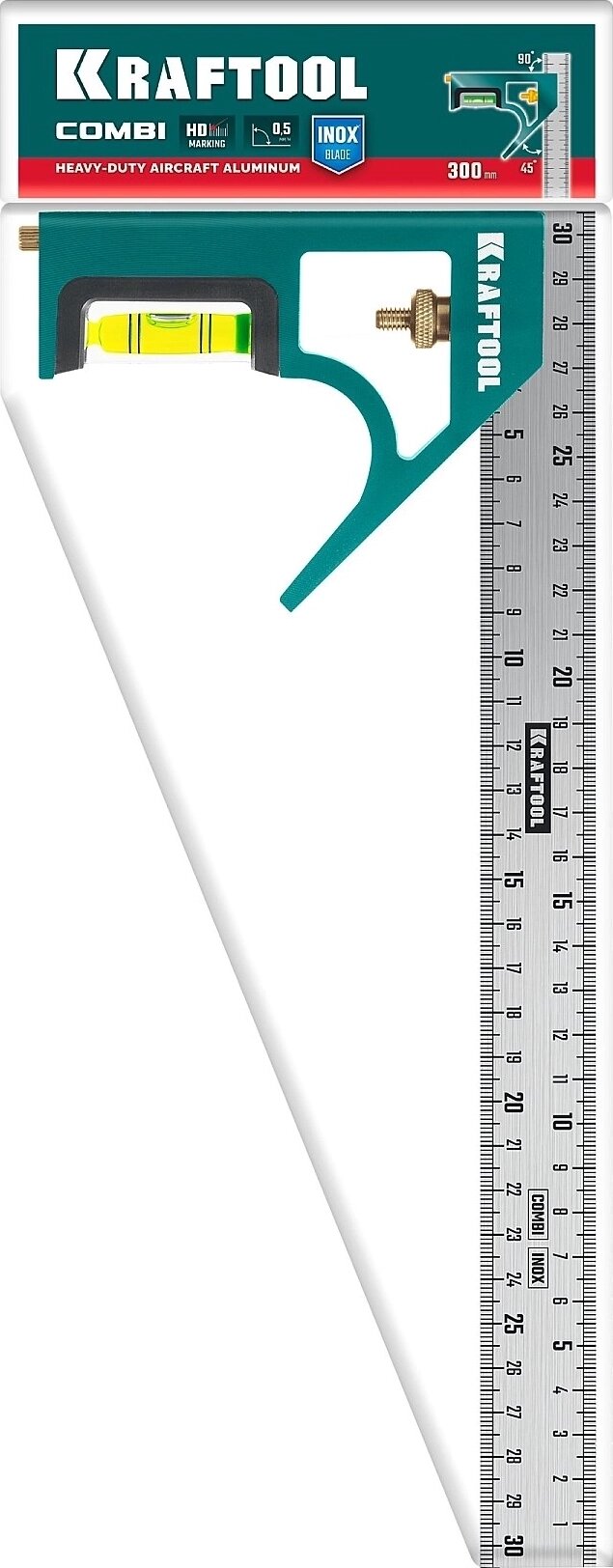 Комбинированный многофункциональный угольник KRAFTOOL 34371