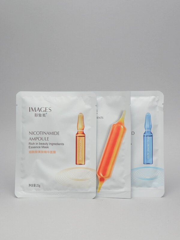 Тканевая маска для лица IMAGES увлажняющая, c экстрактом цитруса, омолаживающая