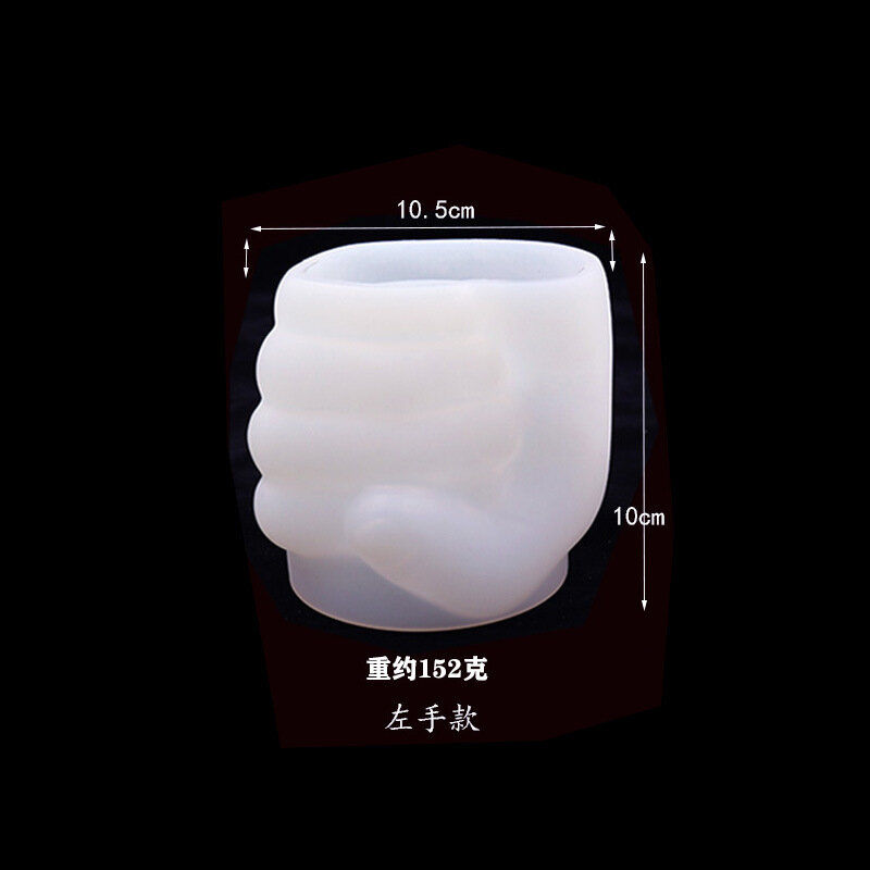 Кристальная смоляная форма для танца бабочки, ваза для цветов, смоляное хранилище, держатель для ручек в виде левой и правой руки, силиконовая форма