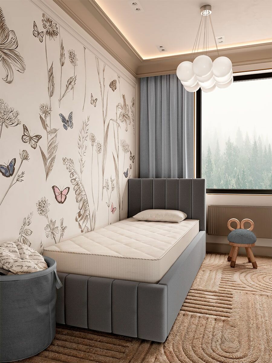 Микс Интерьер кровать Милан 90х200 с подъемным механизмом