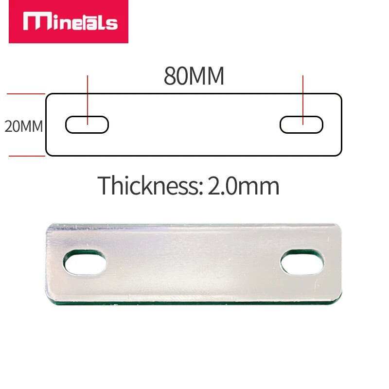 Медные шины Minerals для аккумуляторов LiFePo4 100-320AH 1pcs, 80mm hole distance