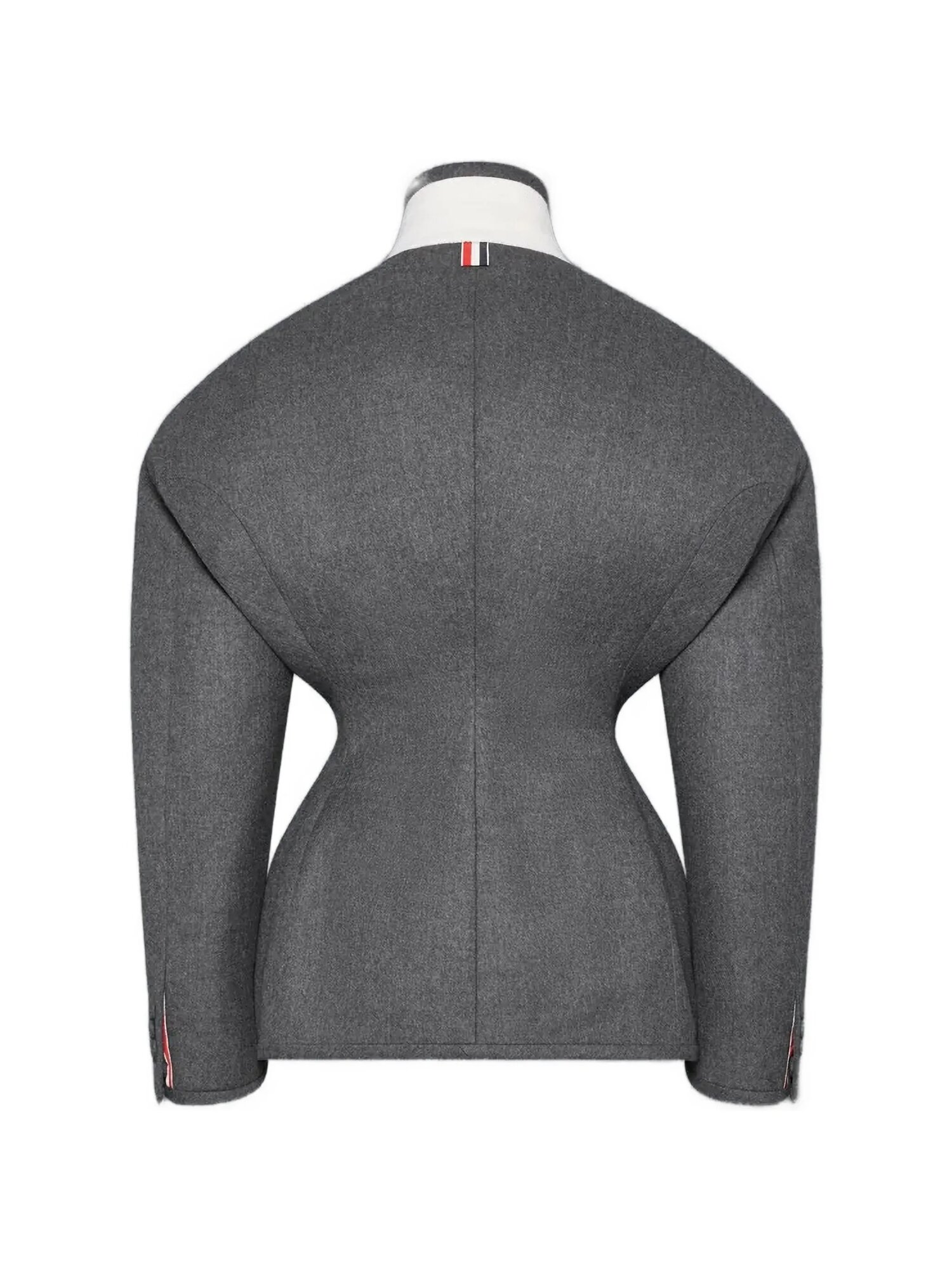Куртка THOM BROWNE Grey fitted jacket, размер 42, серый — фото 1