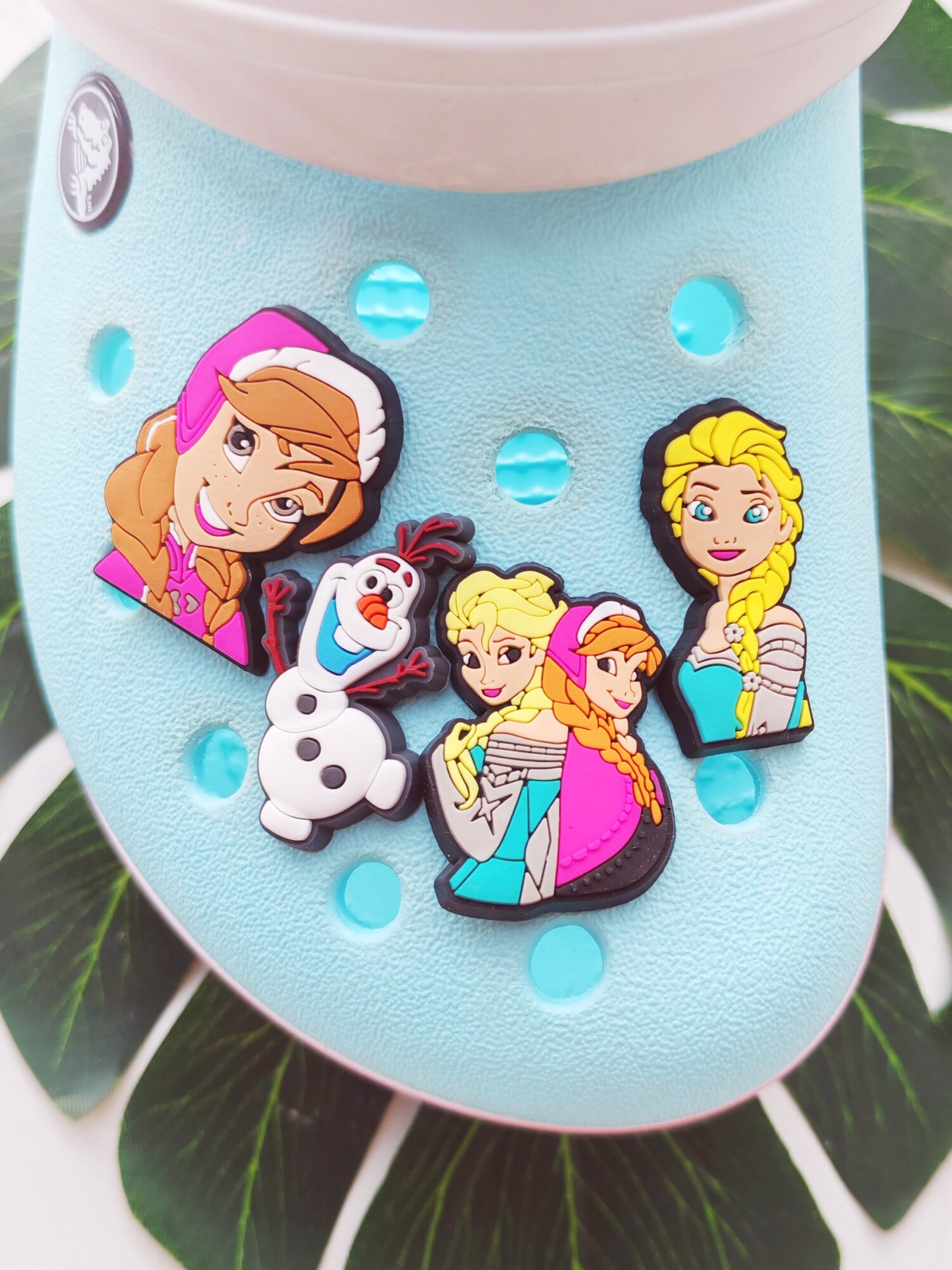 Джибитсы Холодное сердце Frozen на crocs