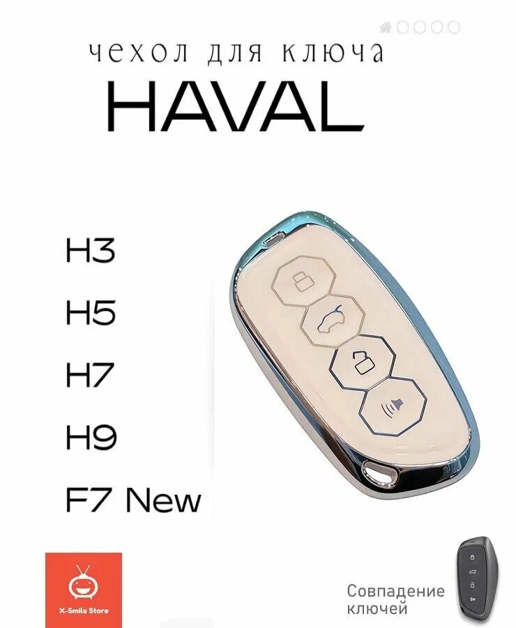 Чехол брелка автосигнализации, 1 шт.