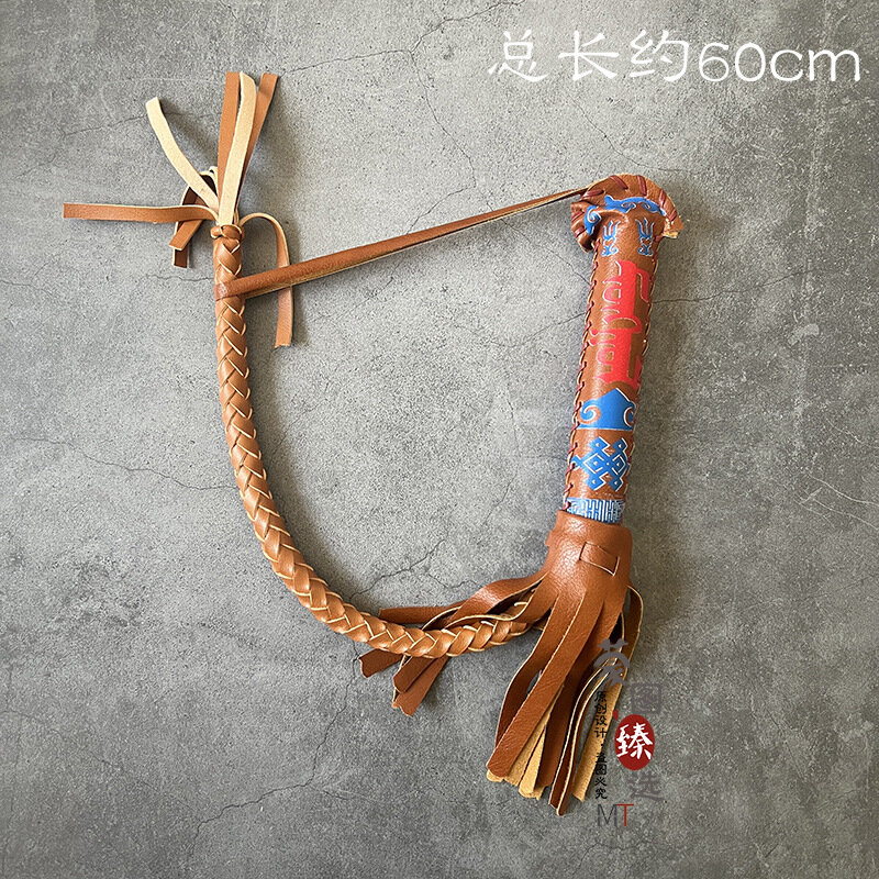 Ремесленный конский кнут из кожи, ручной работы, монгольский конный кнут для танцевальных выступлений, детский кнут