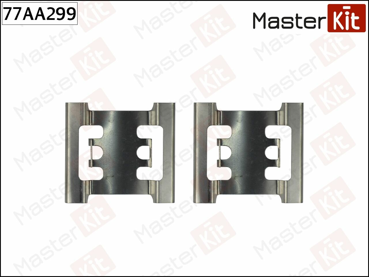 Комплект установочный тормозных колодок Opel Movano X70 98-Renault Master IIFD 98- MasterKit 77AA299