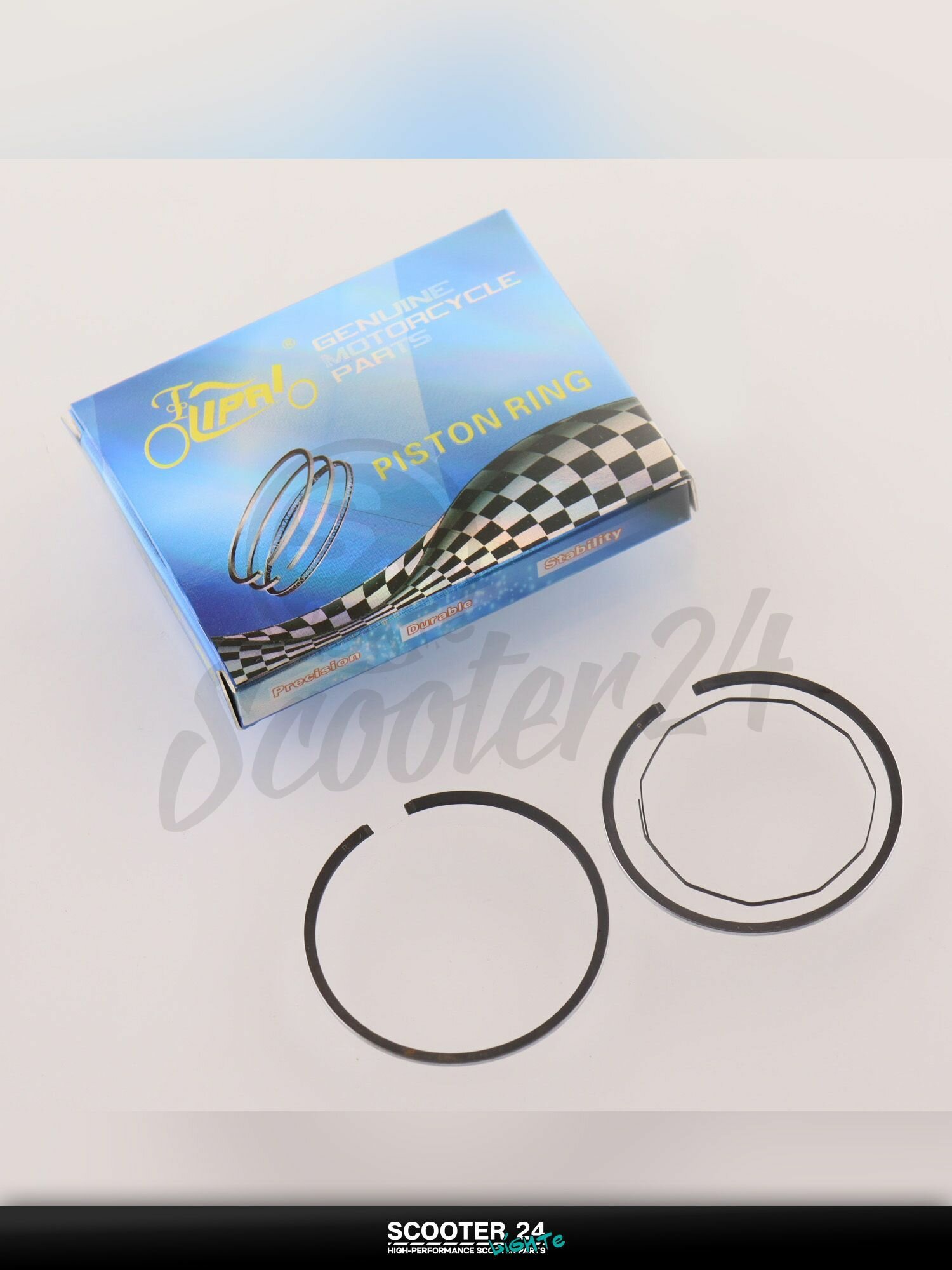 Кольца комплект на мотоцикл, мопед и скутер Honda LEAD 90 кубов . STD ( 48,00) "LIPAI" (mod.A)