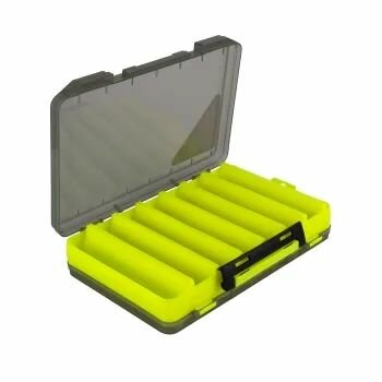 Коробка-органайзер рыболовная Yaman двусторонняя 14отделений 275*195*55 / для воблеров, балансиров, блесен, приманок и снастей