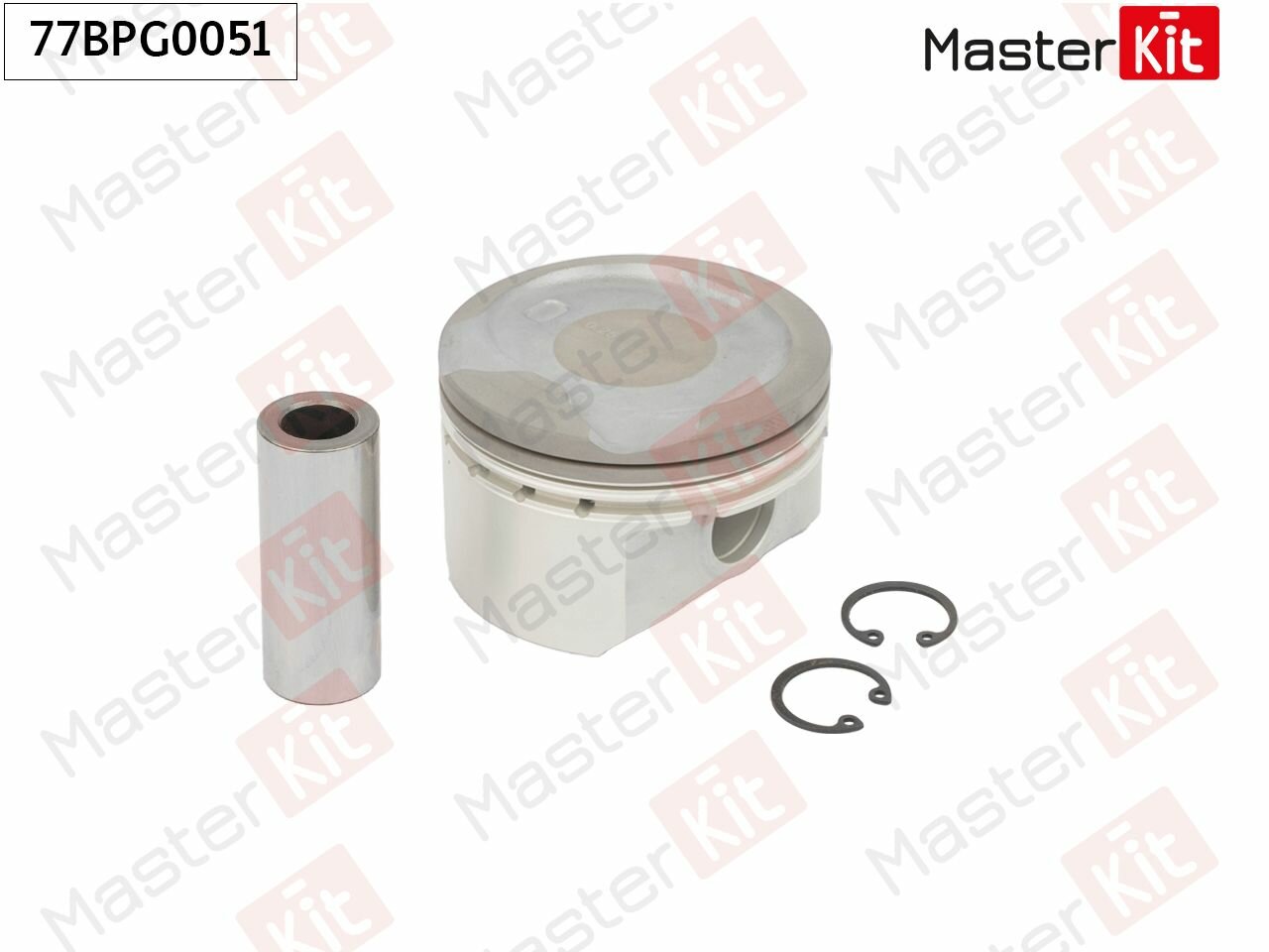 Поршень с пальцем без колец 1шт 025 TOYOTA 3ZZ-FE MasterKit 77BPG0051