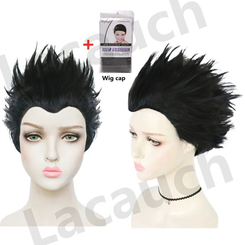 Костюмы Дangan Ronpa Кийотака Ишимару LACAUCH Черный, S, Wig