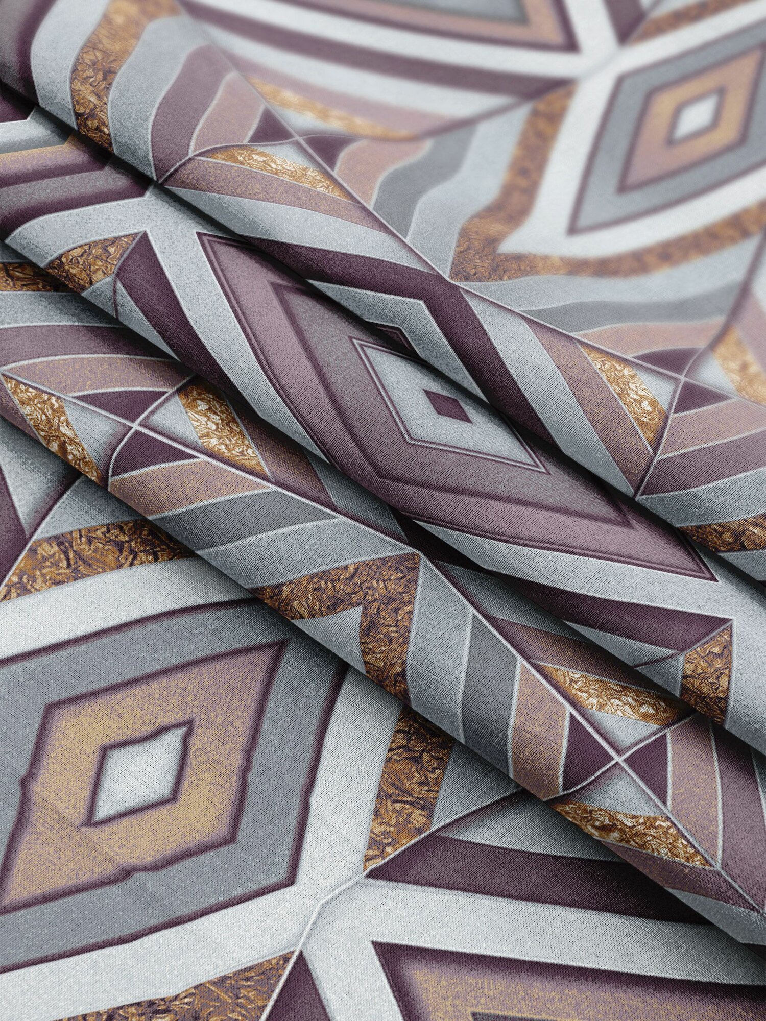 Ткань для шитья постельного белья, Бязь, Хлопок, цв. коричневый, Длина 3.50 м, Ширина 220 см, Плотность 142 г/кв. м