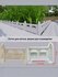 Форма для бетона пластиковая для ограждения сада, 60x45x6 см, белая