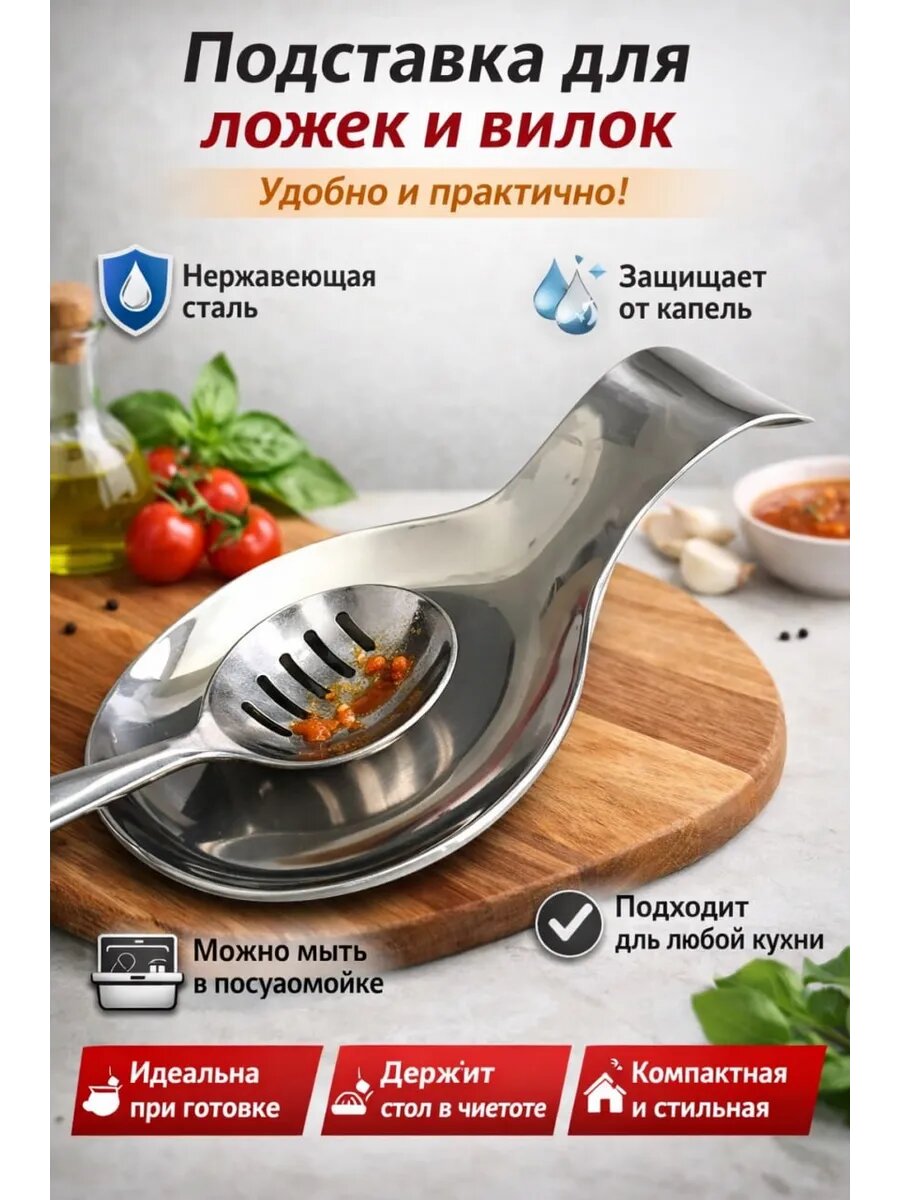 Подставка под ложку/ Подложка из нержавеющей стали
