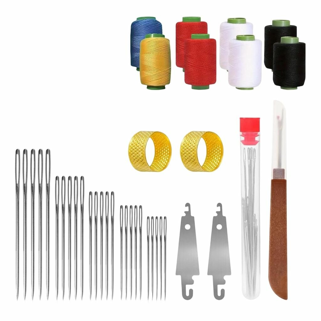 Большой нос и большие глаза стальная игла для ручной вышивки одежды традиционный набор швейных игл для пожилых людей бытовая игла для вышивания-39