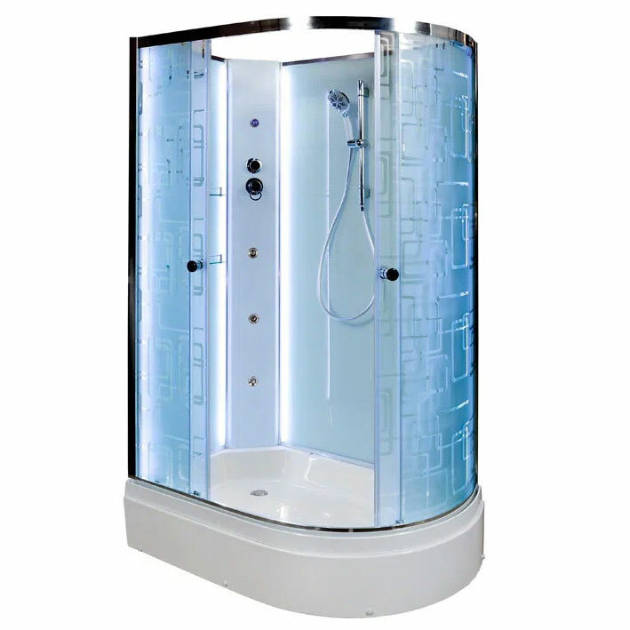 Душевая кабина DTO 120х80 EM2712LNLED+GM левая