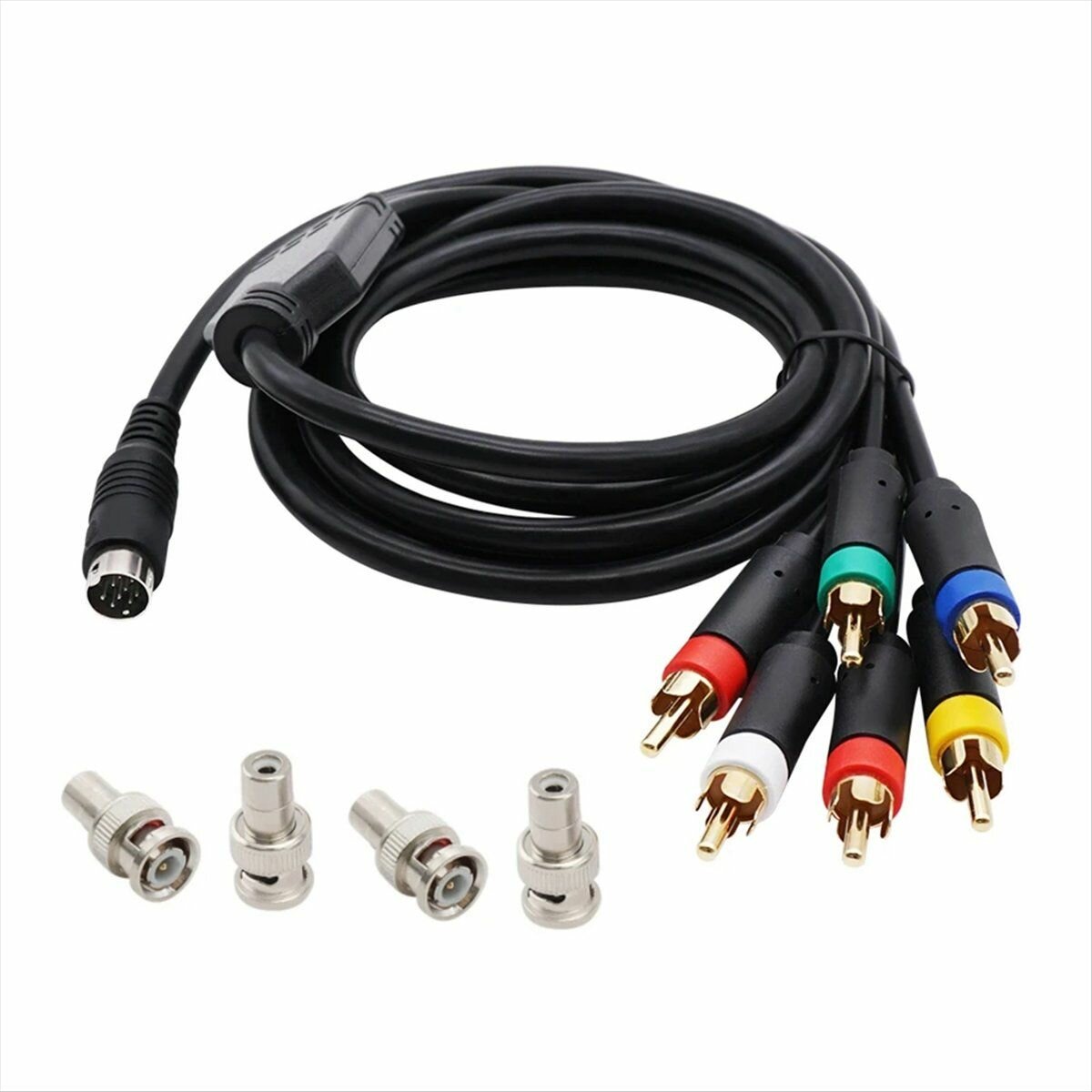 Кабель RGB/RGBS 1,8 м с разъемом MINI DIN-9Pin для видеоконсолей