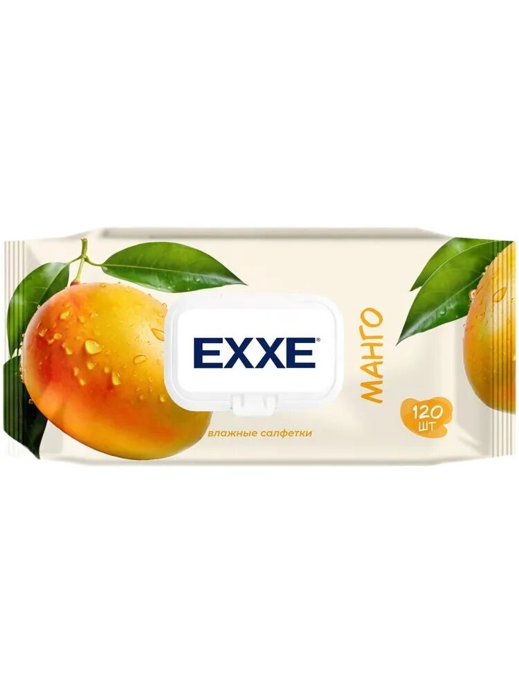 Влажные салфетки Exxe Манго, 120 шт