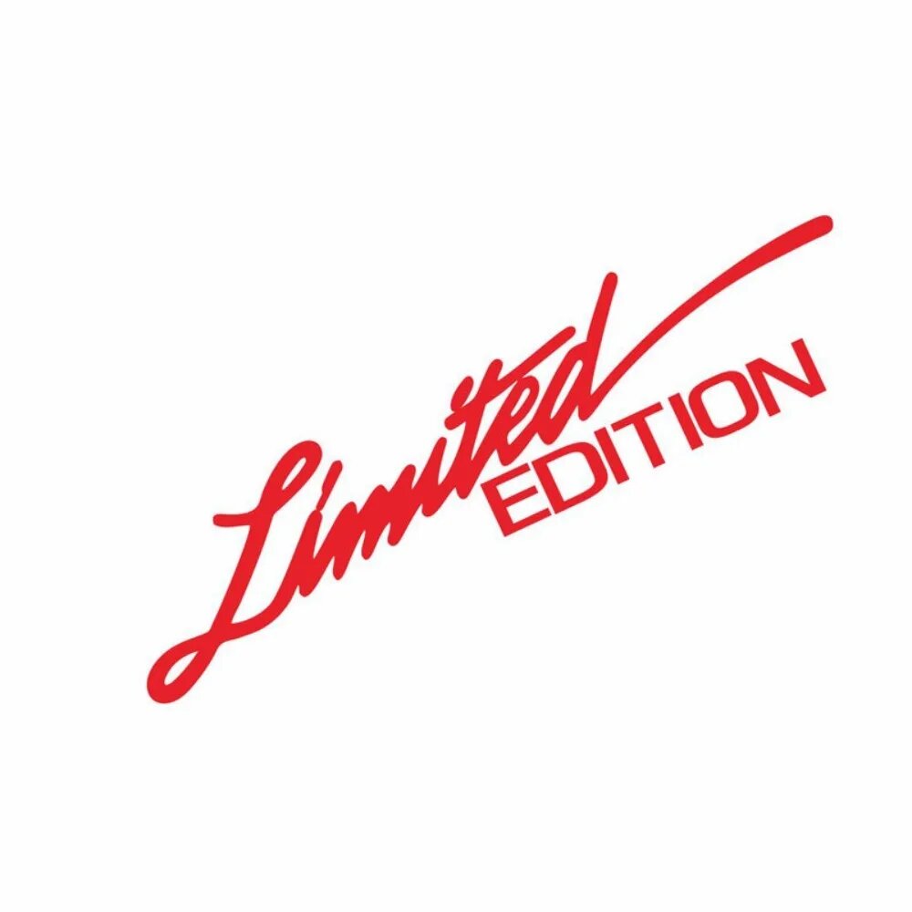 Наклейка на авто LIMITED EDITION, красная, светоотражающая