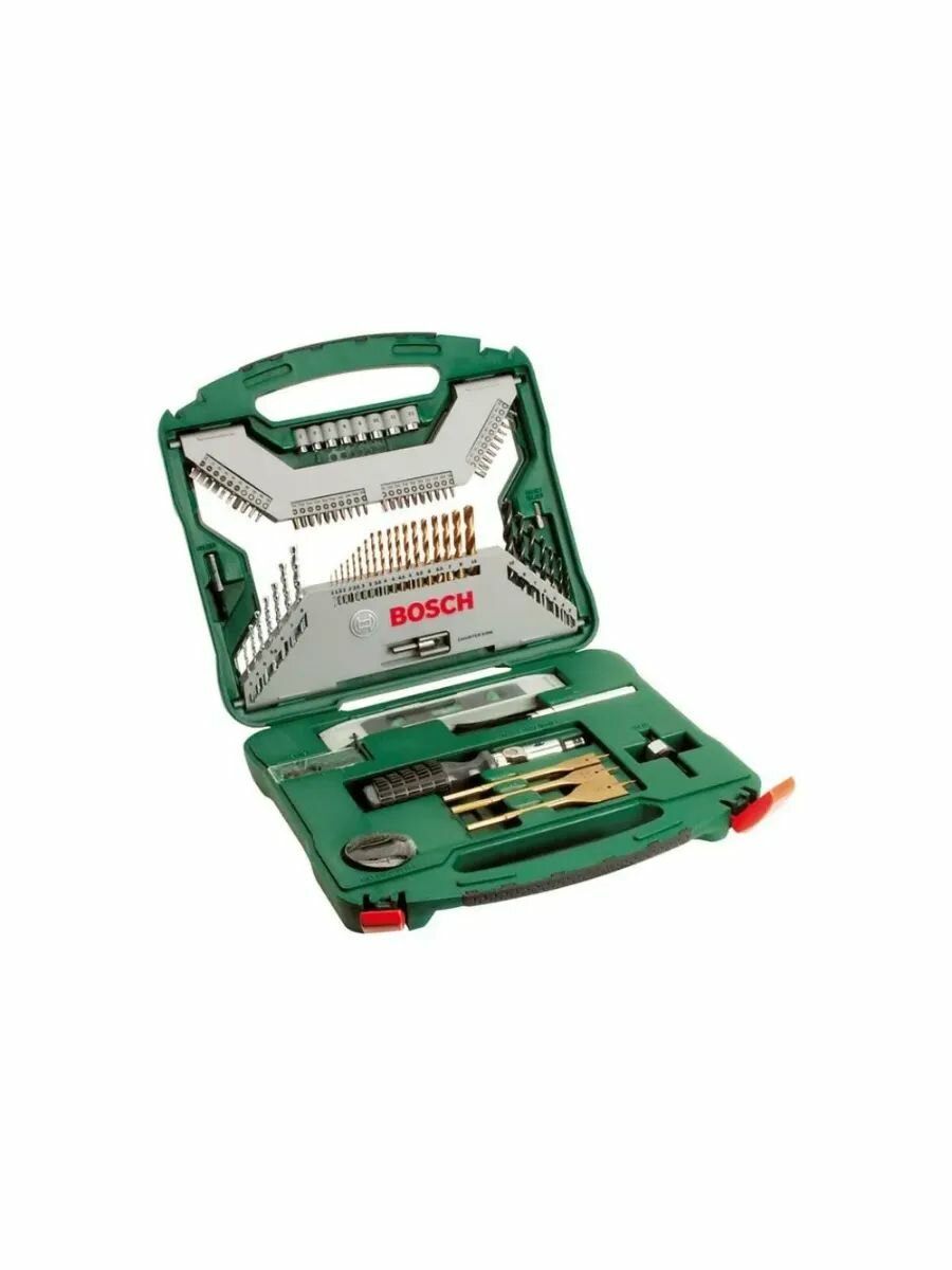 Набор принадлежностей X-Line Titanium 100 предметов Bosch 2607019330