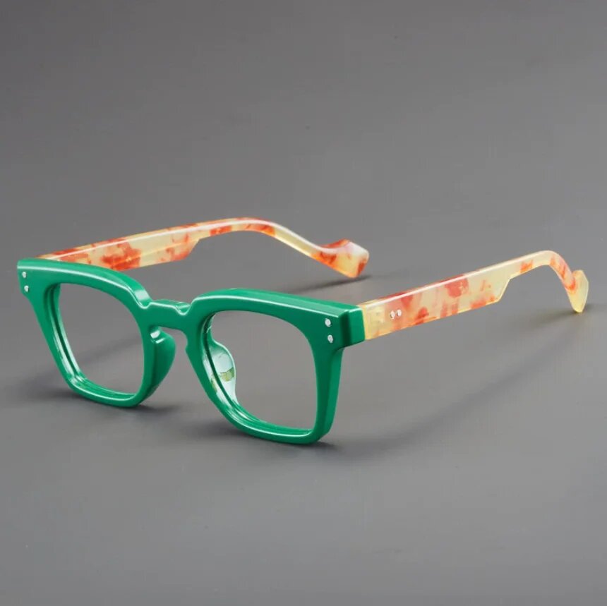 Очки для чтения Presbyopic 8.00, оправа Green Leopard