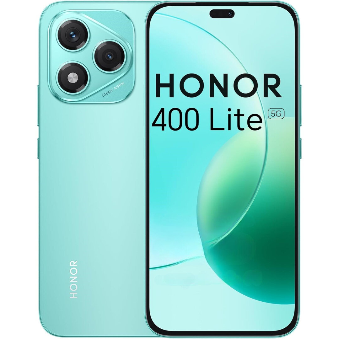 Смартфон HONOR 400 Lite 8/256 ГБ Ростест/ЕАС, NFC, Dual nano SIM, зеленый