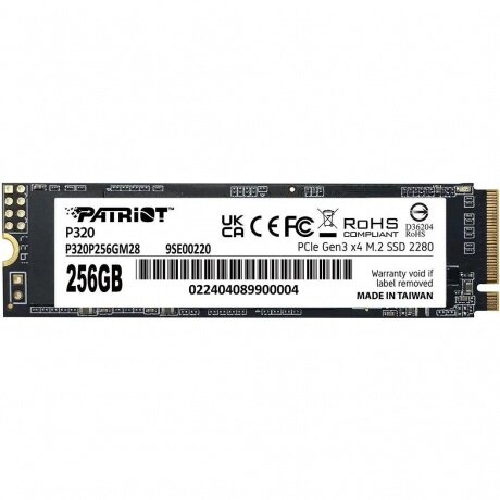 Накопитель SSD Patriot 256GB P320 (P320P256GM28)