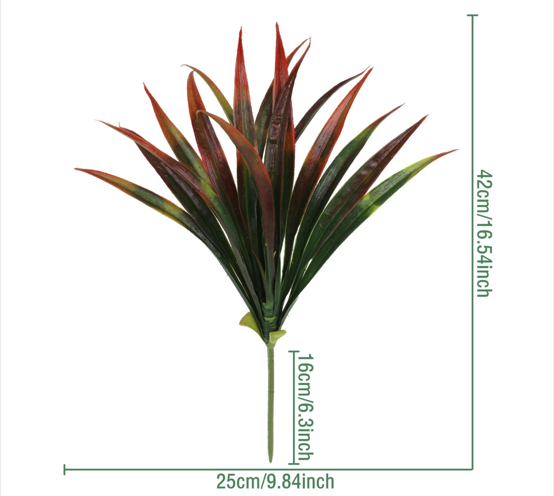 Искусственное растение гладиолуса с травой Red
