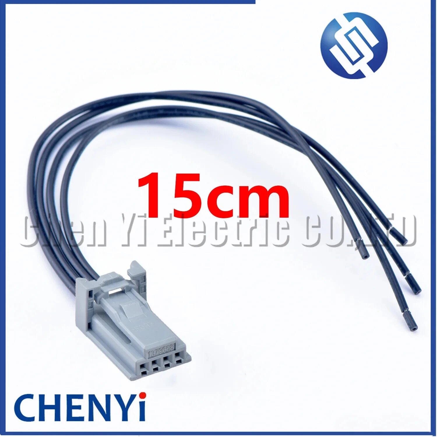 Автомобильный разъем "папа" 4-pin, 15 см, female with wires