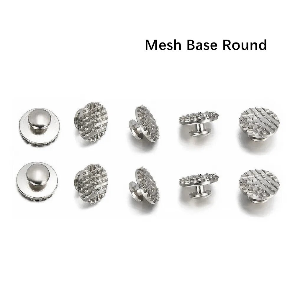 1 упаковка, стоматологическая ортодонтическая лингвальная кнопка, обжимной T- Mesh Base Round