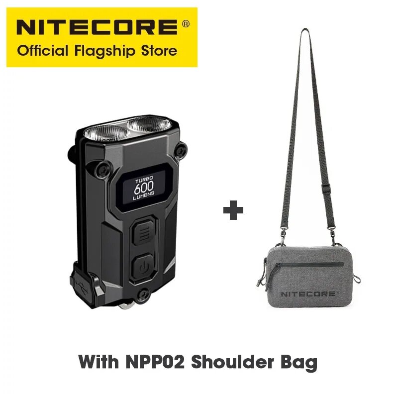 NITECORE TINI3 2025 EDC фонарик 600 люмен with NPP02