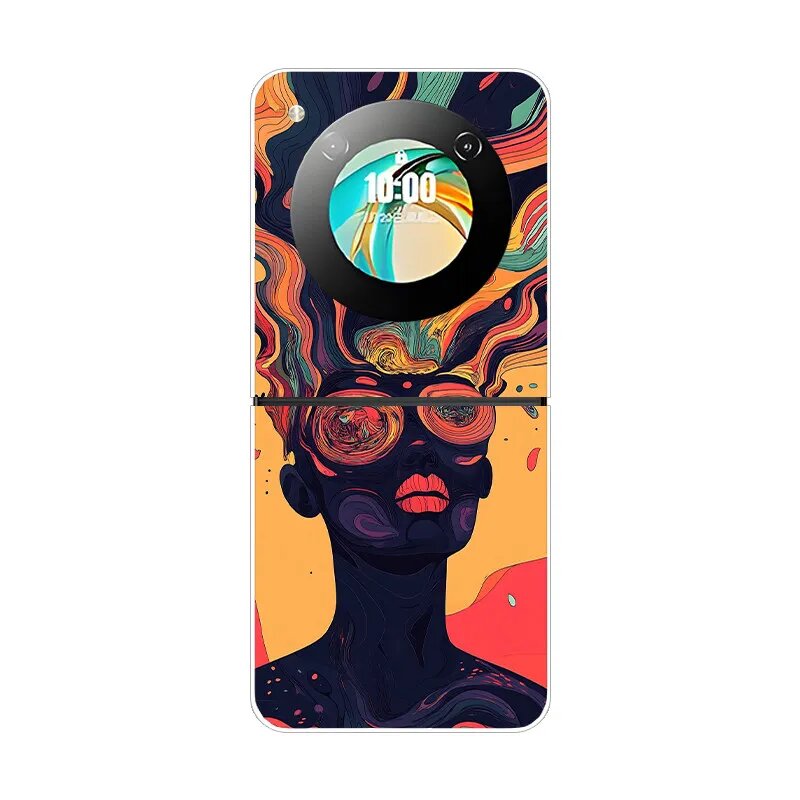 Чехол для ZTE Nubia Flip 2, AENAHMSB62, прозрачный, складной