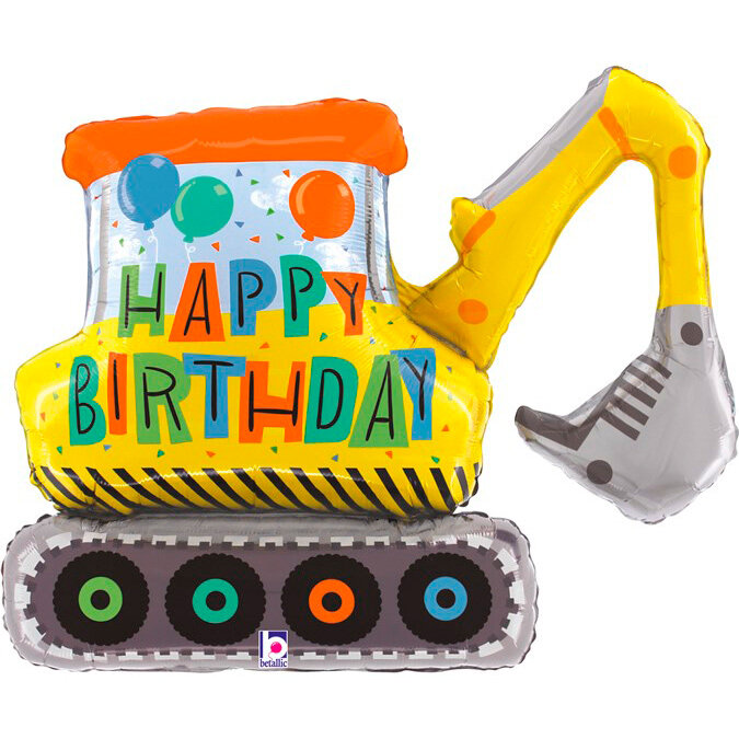 Воздушный шар из фольги. Фигура, Экскаватор (31'/79 см, ITA)
