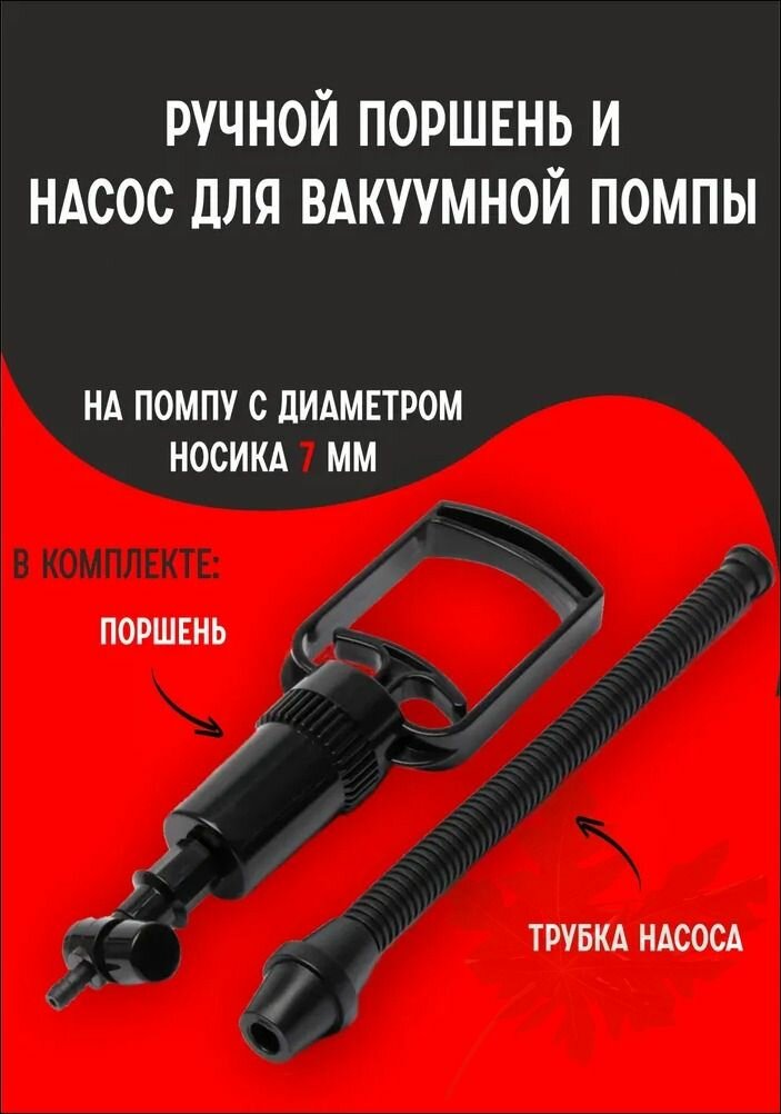 Насос и поршень на вакуумную помпу для члена