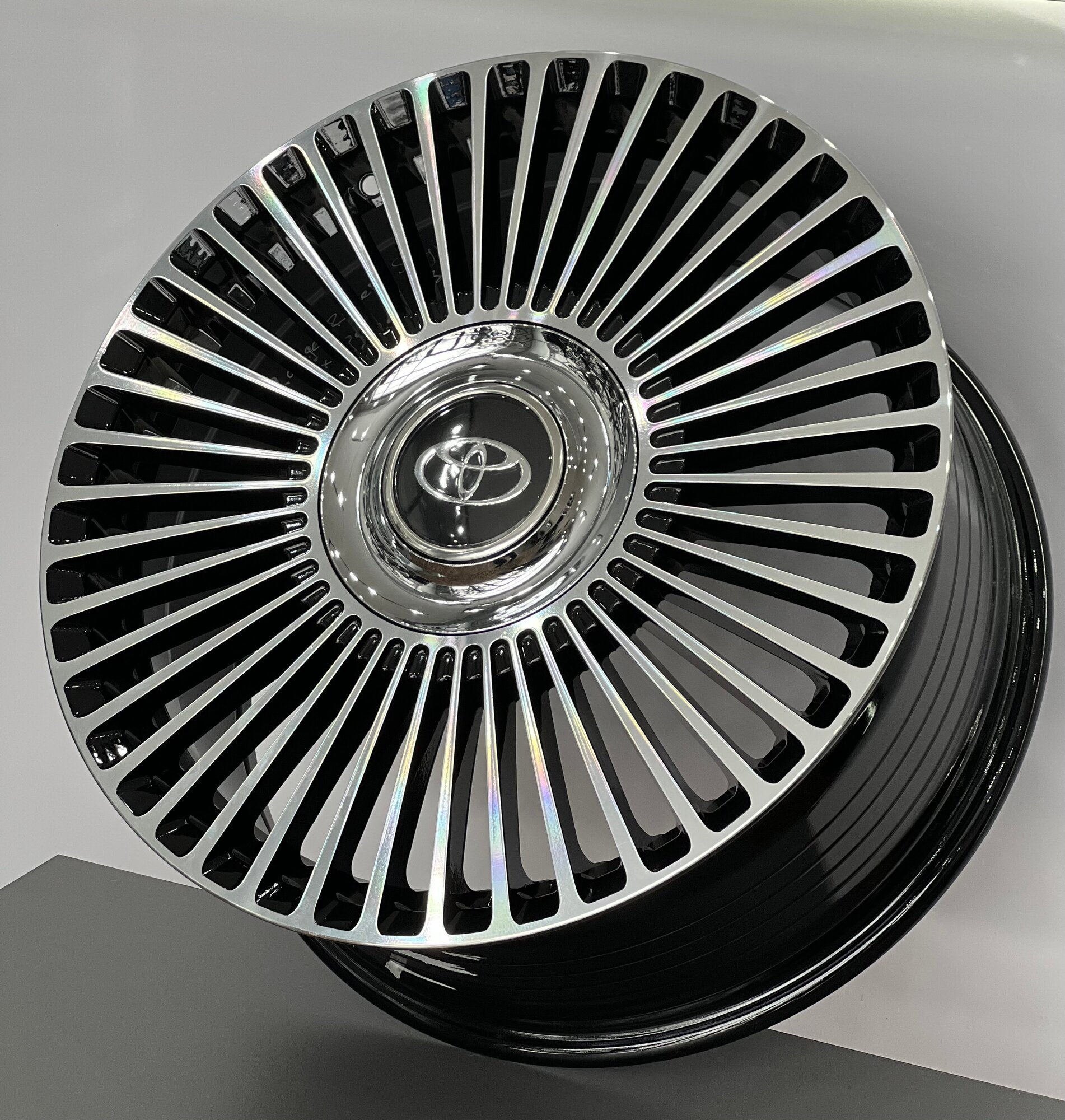 Колесные диски комплект (4 штуки) Range Rover "Style F3039", R19, 8,5J, PCD 5x108, ET 40, DIA 73,1, Black machined face