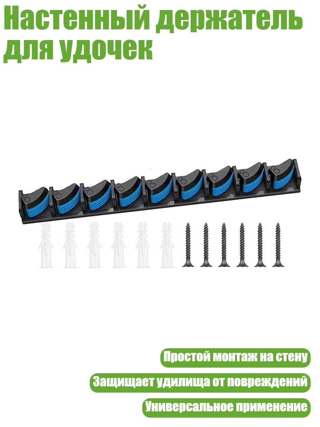 Настенный держатель для удочек