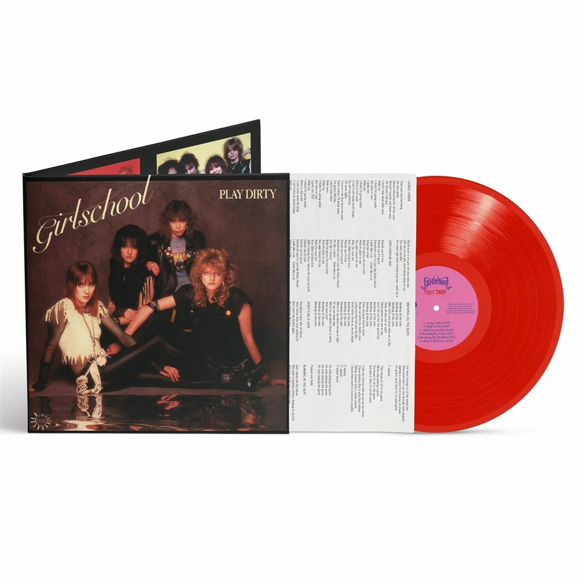 Виниловая пластинка Girlschool - Play Dirty (180g) (Red Vinyl) (LP) (1 LP)