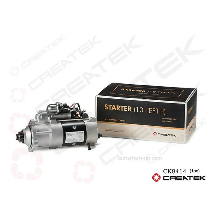CREATEK CK8414 Стартер 24V 7.5KW