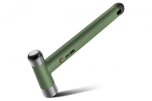 Молоток Deli Tools Home Series Green Deli HT7008L вес бойка 250гр, эксклюзивный дизайн, рукоятка из высококачественного софттач пластика