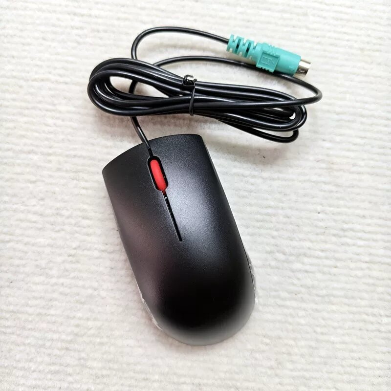 Подходит для мыши Lenovo с круглым разъемом, красная точка, в коробке, круглый порт, мышь PS2, MSB1175, MA118P Мышь PS2