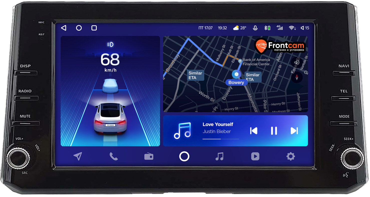 Штатная магнитола Toyota Corolla (E210), Corolla Cross 2018-2024 (глянцевая) Teyes CC2 PLUS 4/64 10" RM-10-1850 Android 10 (4G-SIM, DSP, QLed)