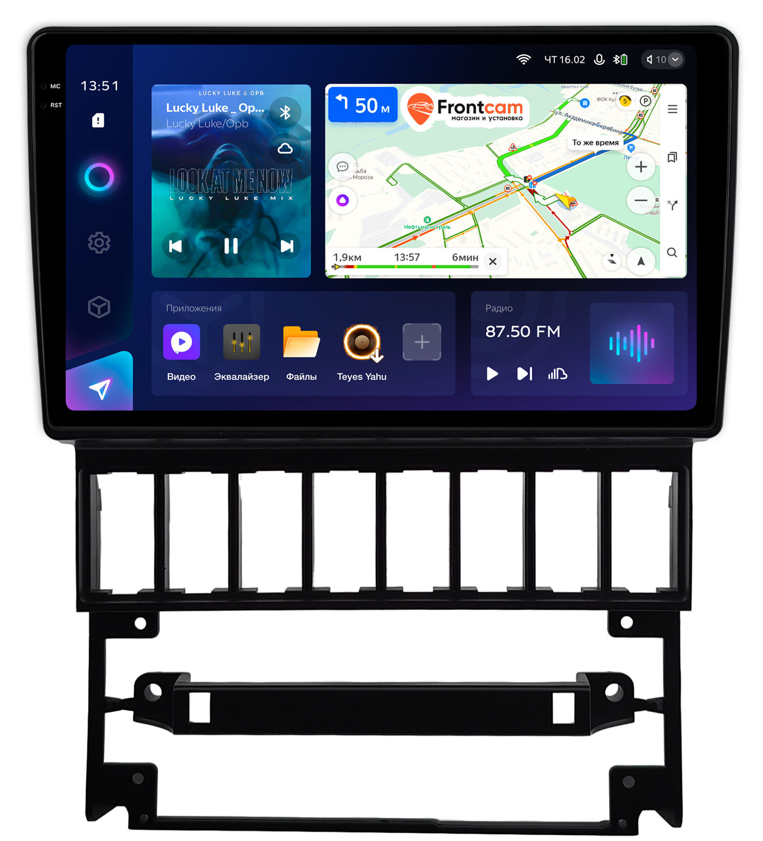 Штатная магнитола Teyes CC3 2K 4/64 9.5" RM-9-0567 Audi 80 (B4) 1991-1996 Android 10 (4G-SIM, DSP, QLed)