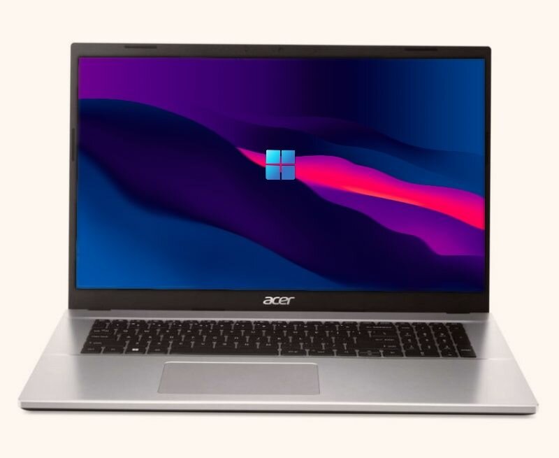 Ноутбук Acer Intel Core i3 3,4ГГц 6 ядер. 17,3' 1920x1080 Intel HD Graphics Windows 11 Pro Русская раскладка