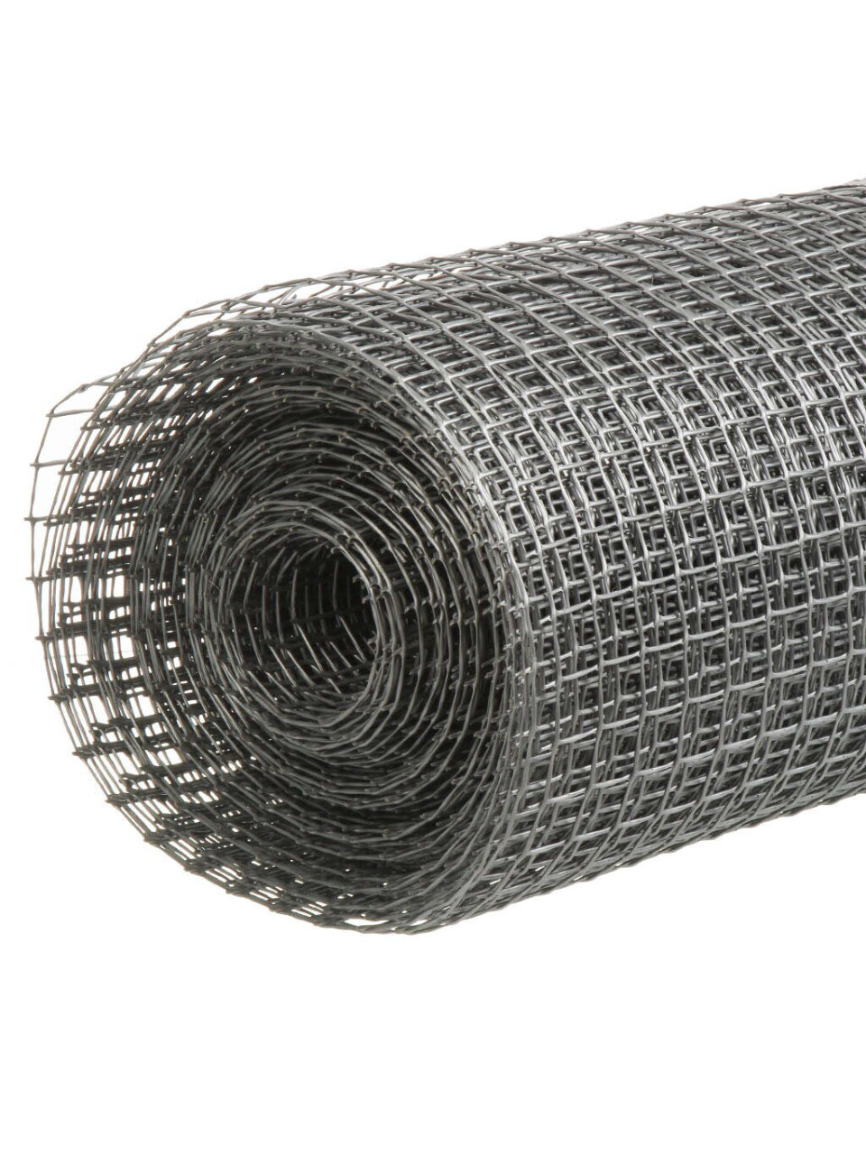 Сетка садовая решетка пластмасса, ячейка 20 х 20 мм, 100х2000 см, серая, Протэкт, СР-15/1/20